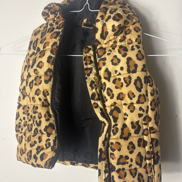Jackets & Coats | Leopard Print Puffer Vest | Poshmark